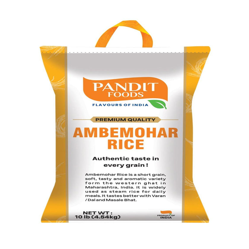 Ambemohar Rice 4.54 Kg – Zingox Foods UK