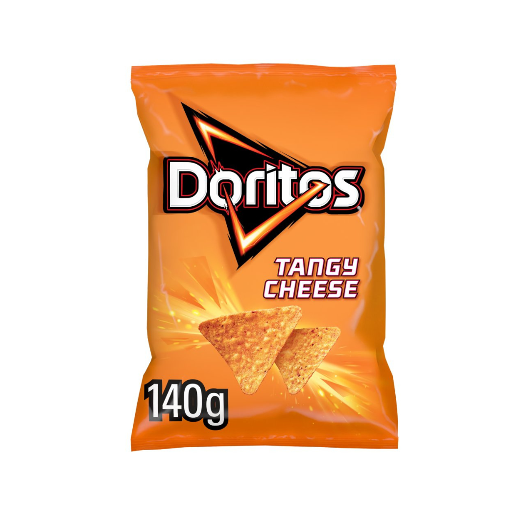 Doritos Tangy Cheese Tortilla Chips Sharing Bag Crisps 140g – Zingox ...